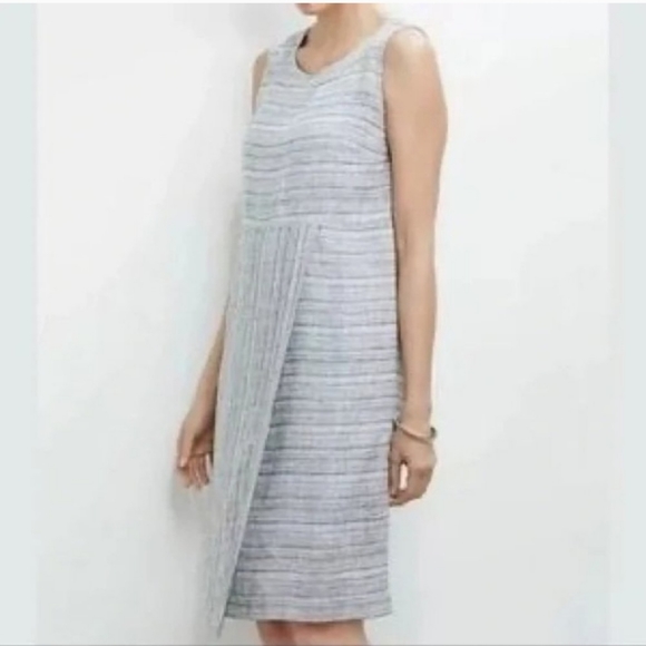 J. Jill | Dresses | Jjill Pure Jill Linen Dress Lagenlook Sleeveless ...